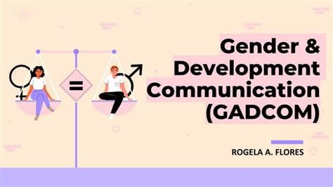 Gender And Development Communication Gadcompdf