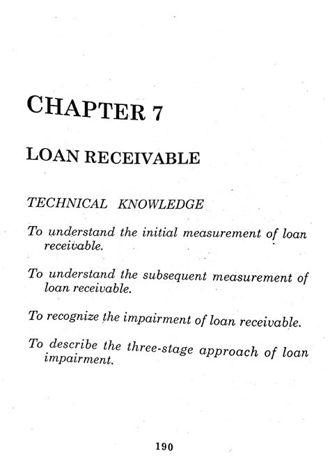 Loans Receivable Lecture Notes 7 BS Accountancy Studocu
