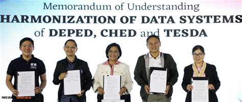 Deped Ched Tesda Ink Deal For Unified Learner Data System The Post