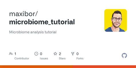 Github Maxibormicrobiometutorial Microbiome Analysis Tutorial