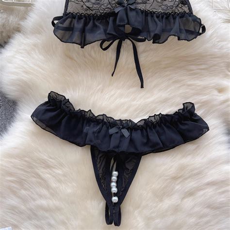 Set The Mood Two Piece Lingerie Set Sinderella