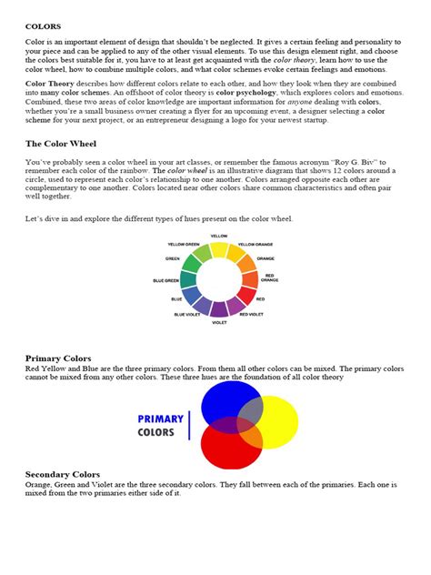 Color Pdf Color Visual Perception