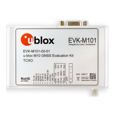 Ublox Evk M101 User Manual Pdf Download Manualslib