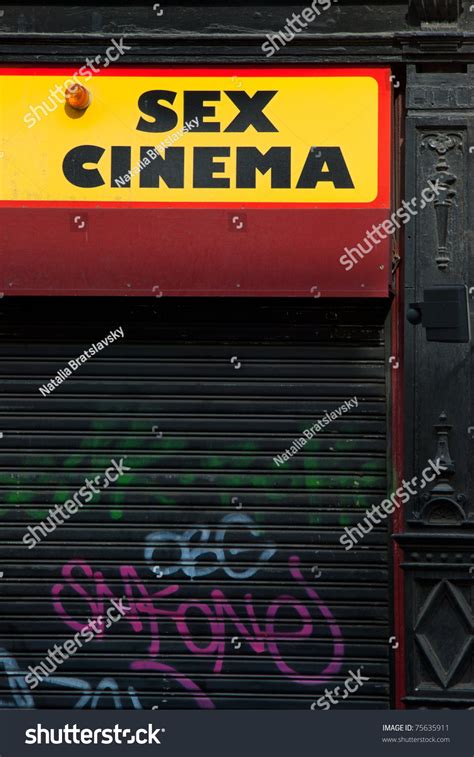 Sex Cinema Sign Red Light District Stock Photo Shutterstock