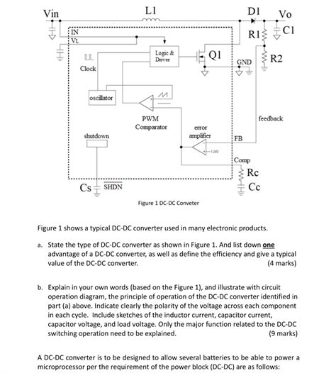 Solved Figure DC DC Conveter Figure Shows A Typical Chegg