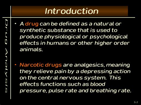 Narcotics Drugs Effects