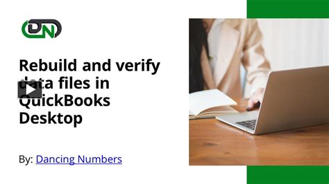 Rebuild And Verify Data Files In QuickBooks Desktop Presentation Free To Download