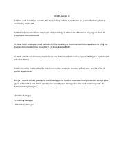 SCM Chapter 13 Docx SCM Chapter 13 1 When Used In Relation To Hotels The Term Safety Refers To