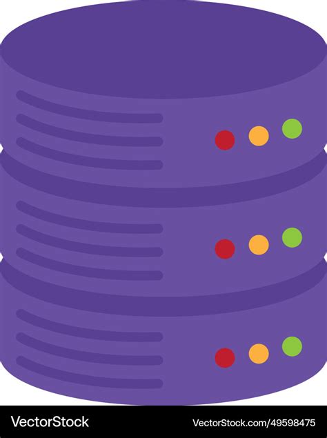 Database Server Royalty Free Vector Image VectorStock