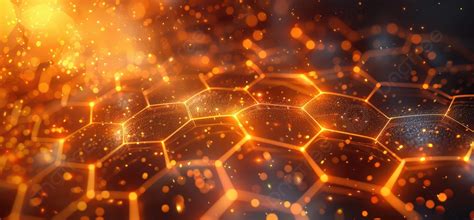 따뜻한 색상 팔레트를 사용하여 빛나는 육각형 패턴의 추상 이미지 추상적인 육각형 불타는 듯한 빛깔 배경 일러스트 및 사진 무료 다운로드 Pngtree