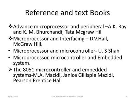 Microprocessor 8086 Cover Unit I Ppt