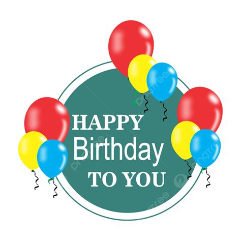 생일 축하합니다 벡터 Png 디자인 생일 축하합니다 Png 풍선으로 투명 생일 축하 Png 배경 디자인 생일 축하 Png 일러스트 및 벡터 에 대한 무료 다운로드