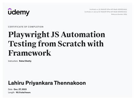 Lahiru Thennakoon On Linkedin Playwrightjs Automationtesting Careergrowth