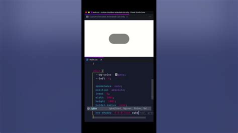 How To Create A Custom Checkbox Animated Css Only Shorts Youtube