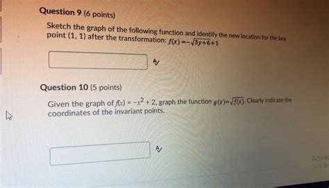 Solved Question Points Sketch The Graph Of The Chegg