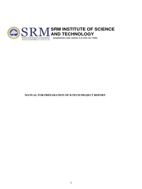 b tech project report manual pdf thesis plagiarism