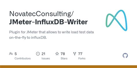 GitHub NovatecConsulting JMeter InfluxDB Writer Plugin For JMeter