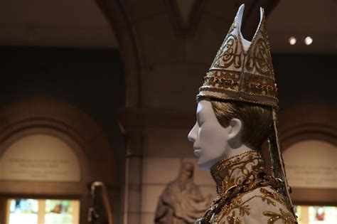 Premium Photo New York Usa May 27 2018 Heavenly Bodies Fashion And The Catholic
