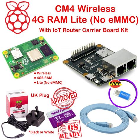 Iot Router Carrier Board Mini For Raspberry Pi Cm4 And Kits