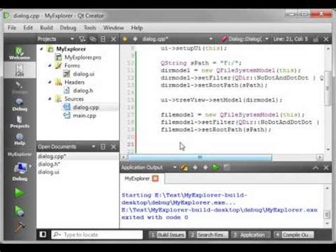 C Qt QFileSystemModel A Simple File Explorer Example YouTube