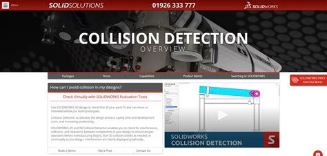 Collision Detection Capabilities In Solidworks 3d Cad