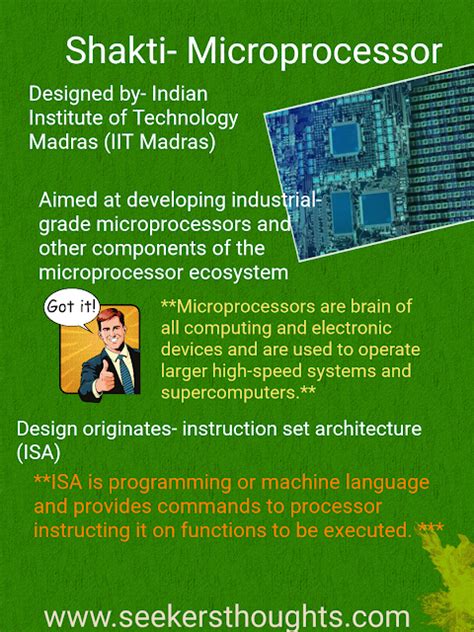 shakti microprocessor seeker s thoughts