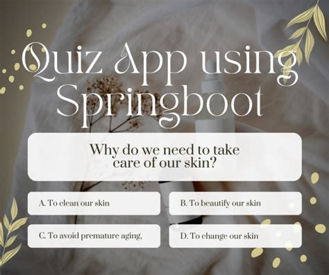 Create A Restful Quiz App Using Springboot Postgresql By Greeshmasuraj
