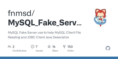 Issues Fnmsd MySQL Fake Server GitHub