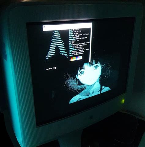 Linux Running On Amd With Cathode Ray Tube Crt Display Rlinuxdevices