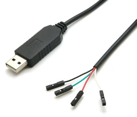 Usb Ttl Uart Rs232 Adapter Cable With Pl2303hx Chipset Buy At Berrybase