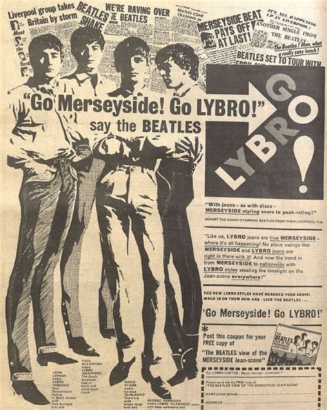 The Beatles During The Lybro Jeans Photoshoot April 1963 ~ Vintage