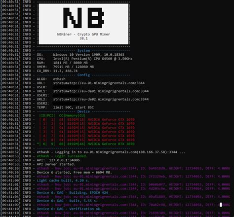 V Has High CPU Usage When Mining Ethash On RTX Issue NebuTech NBMiner GitHub