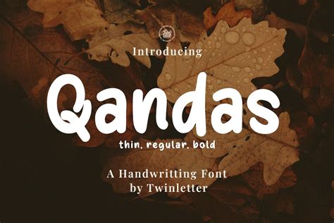 Qandas Font Design Cuts
