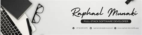 Raphael Munaki Software Developer Linkedin