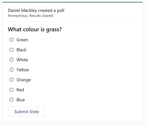 Creating Polls In Microsoft Teams HowTo The HYMS Help Site