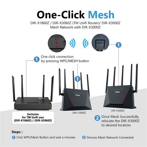 D Link AX WiFi Mesh Gigabit Wireless AX Router Can Mesh With TM Router DIR X Z DIR