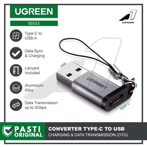 Jual Ugreen Converter Type C Female To Usb Male Adapter Type C Di Seller Rumahbarangg