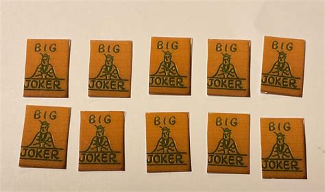 Set Of 10 Stickers For Creating Mah Jong Mahjong Mah Jongg Joker Tiles