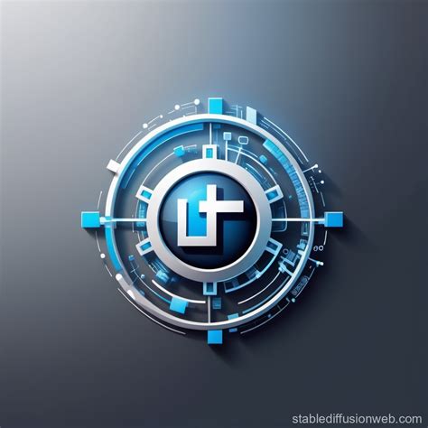 Detailed Information Technology Logo Stable Diffusion Online