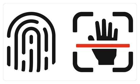 Empreinte Digitale Et Biométrique Analyse Dans Rouge Couleur 59660521