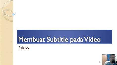 3 Cara Membuat Subtitle Video YouTube