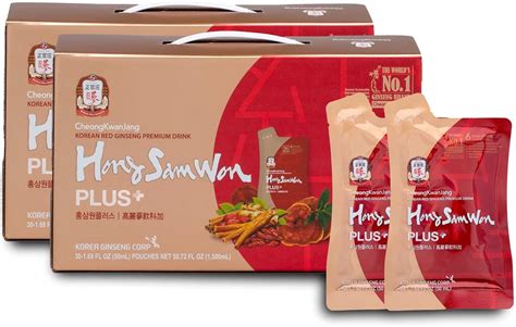 Cheongkwanjang Hong Sam Won Plus Korean Red Ginseng Drink