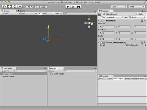 programming with unity tutorial unityscript javascript 01 introduction unity games
