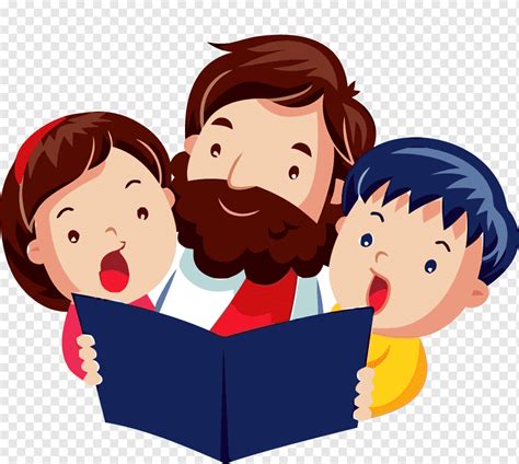 소년과 소녀 노래 그림 어린이 예수 성경 어린이 사랑 기독교 어린이 Png Pngwing