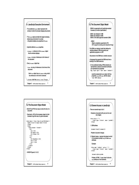 fillable online javascript execution environment and document object