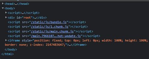 Javascript In React App Iframe Is Showing Up In Developer Tools