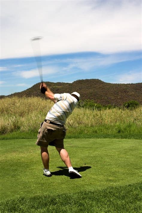 Golfer Stock Foto Afbeelding Van Hoed Hoogte Installaties 1649424