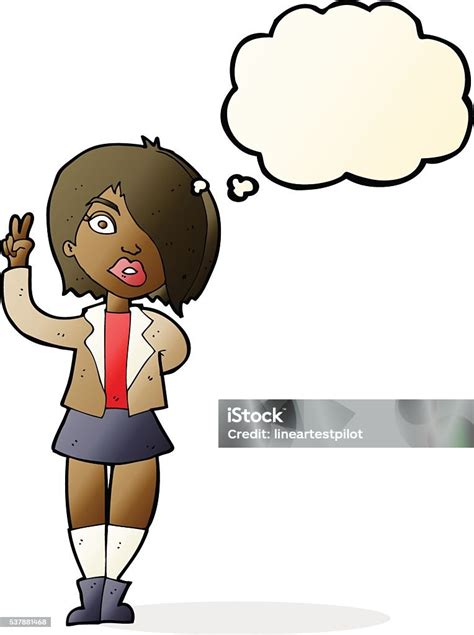 쌀쌀함 여자아이 기부 평화 말풍선이 있는 표지판 만화 캐릭터 귀여운에 대한 스톡 벡터 아트 및 기타 이미지 귀여운 그리기 기이함 Istock