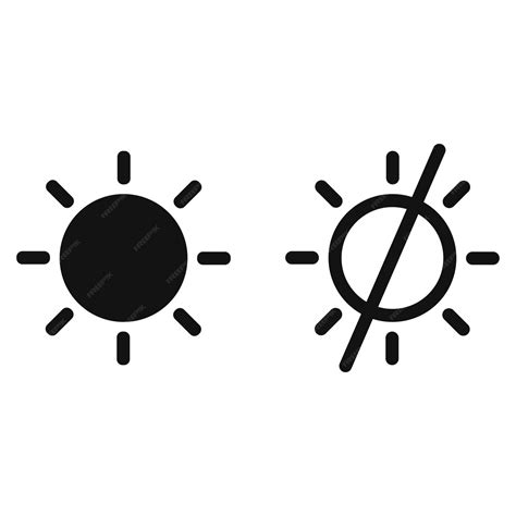 Premium Vector Light And Dark Mode Buttons Vector Icons Set Element For Mobile App Ui Design