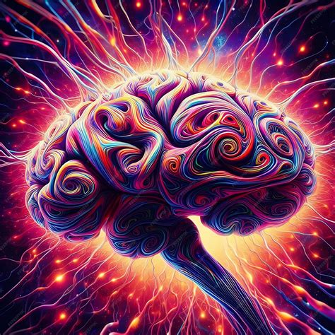 Premium Ai Image Neural Synapse Symphony A Psychedelic Journey